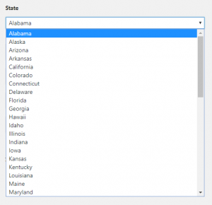 List of US States for Select Dropdown Field in ACF - WP For The Win